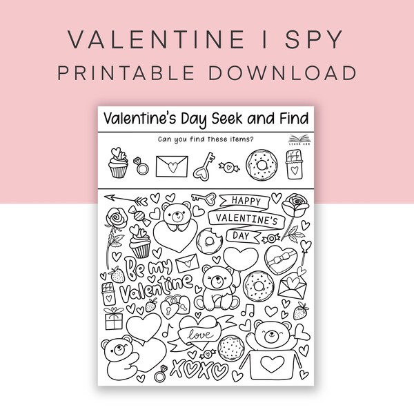 Seek and Find Sheet - Etsy