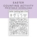 Easter Counting Seek and Find Coloring Page Printable, I Spy Math ...