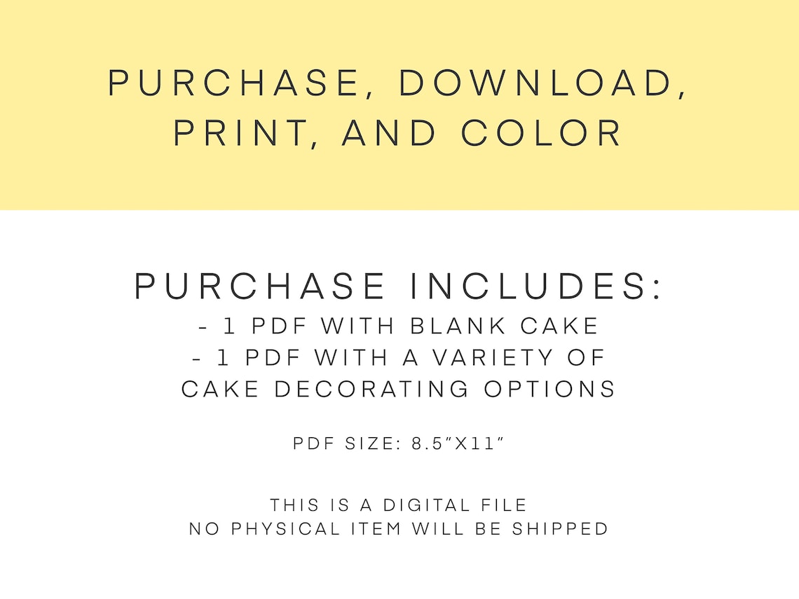 Decorate the Cake Activity for Kids, Cut and Paste Craft, Printable ...