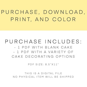 Decorate the Cake Activity for Kids, Cut and Paste Craft, Printable ...