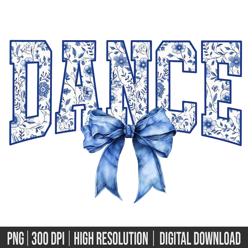Blue Bow Dance Decor - Etsy
