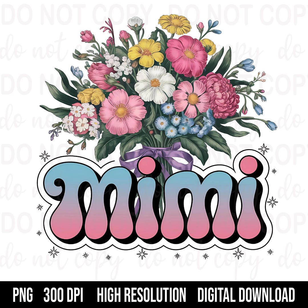 Floral Mimi Png, Mimi Flower Png, Mimi Coquette Bow Png, Mimi Floral ...