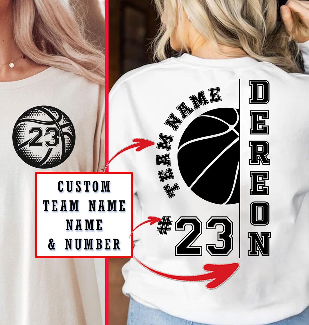 Custom Basketball Team PNG, Personalized Basketball Mascot or Your Team ...