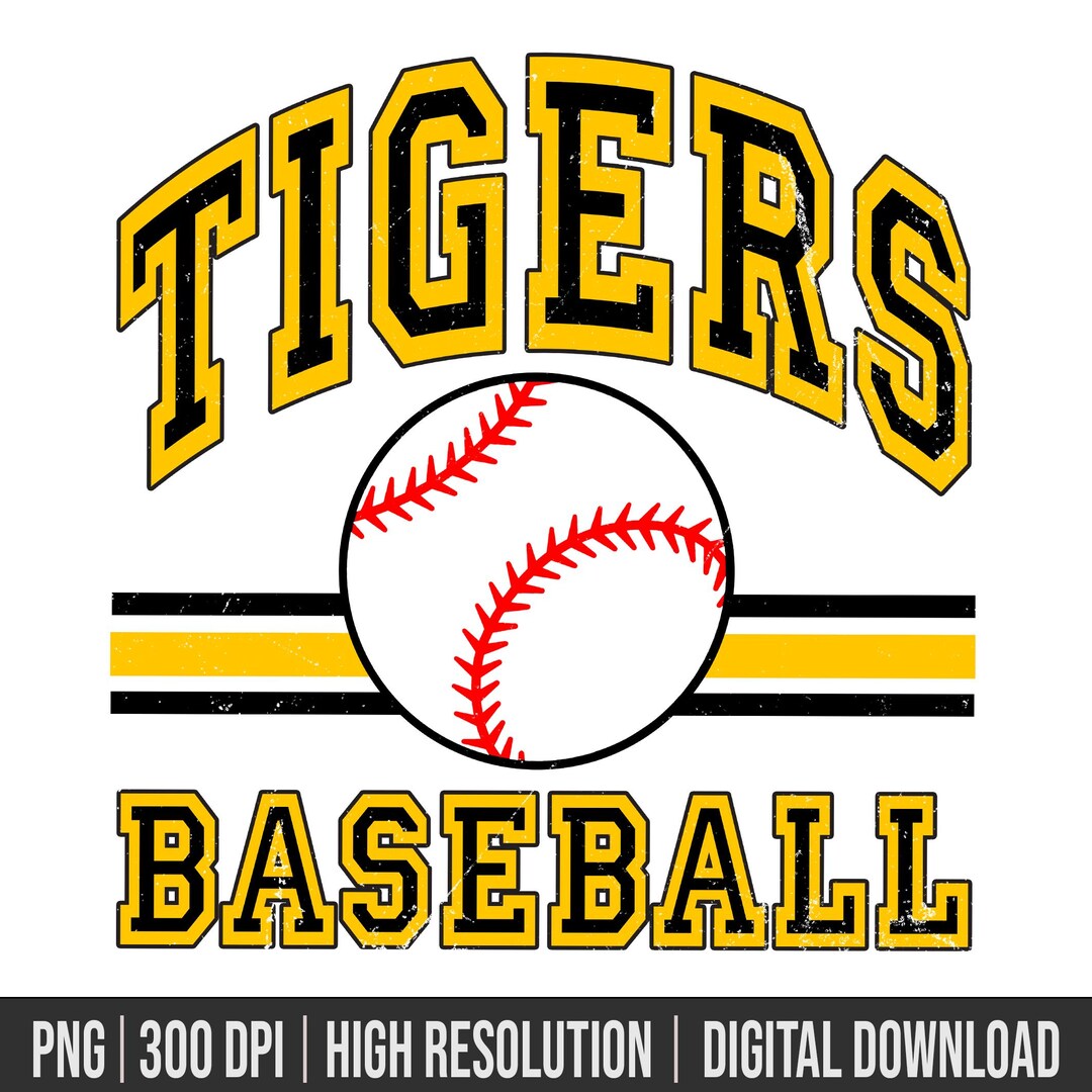 Custom Tigers Mascot Baseball Team PNG | School, Team, Fall, Sport ...