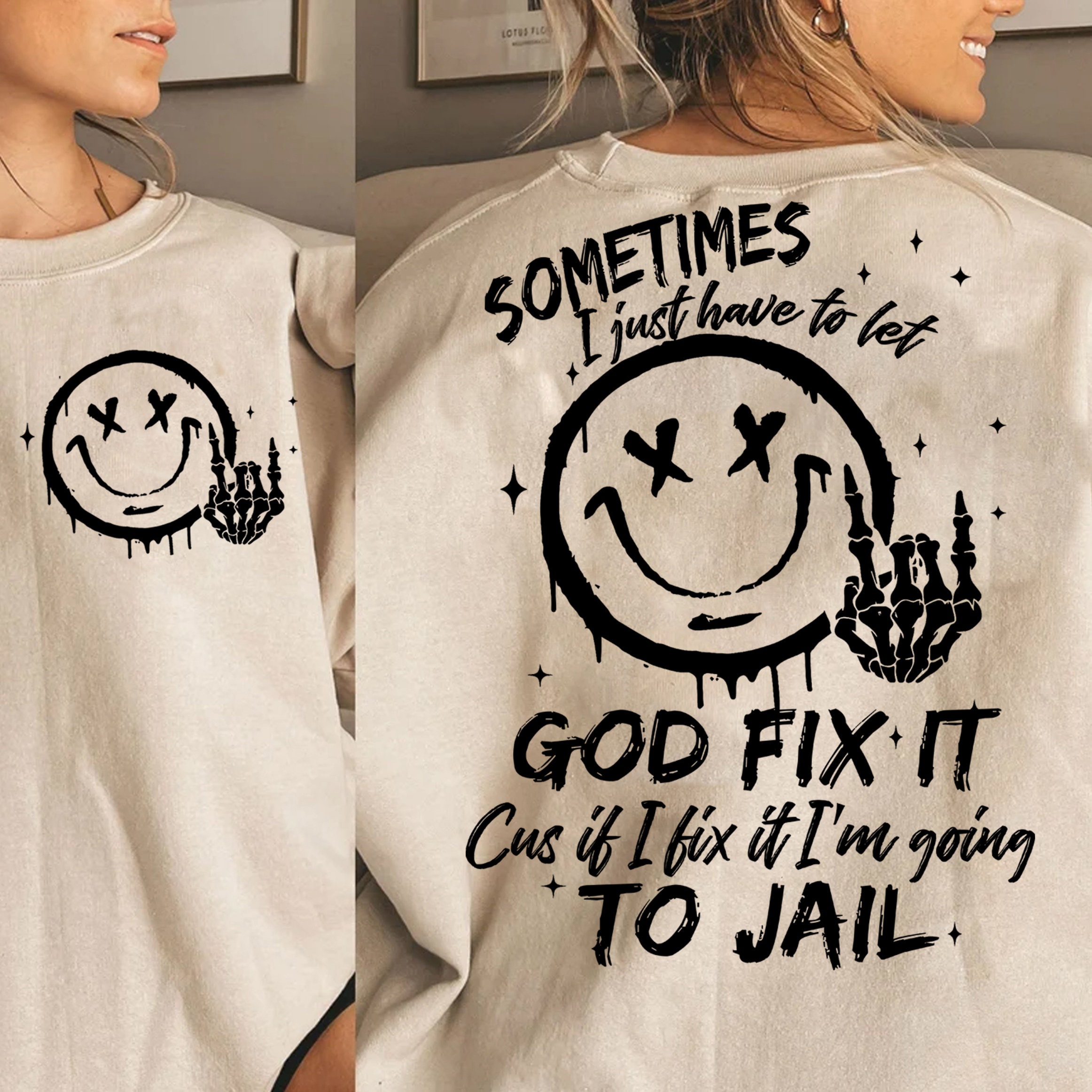 Sometimes I Just Have to Let God Fix It Png, Sarcastic Png, Funny ...