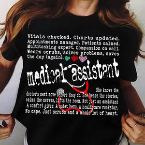 Medical Assistant Words Png, MA Nurse Png Healthcare Coworker ...