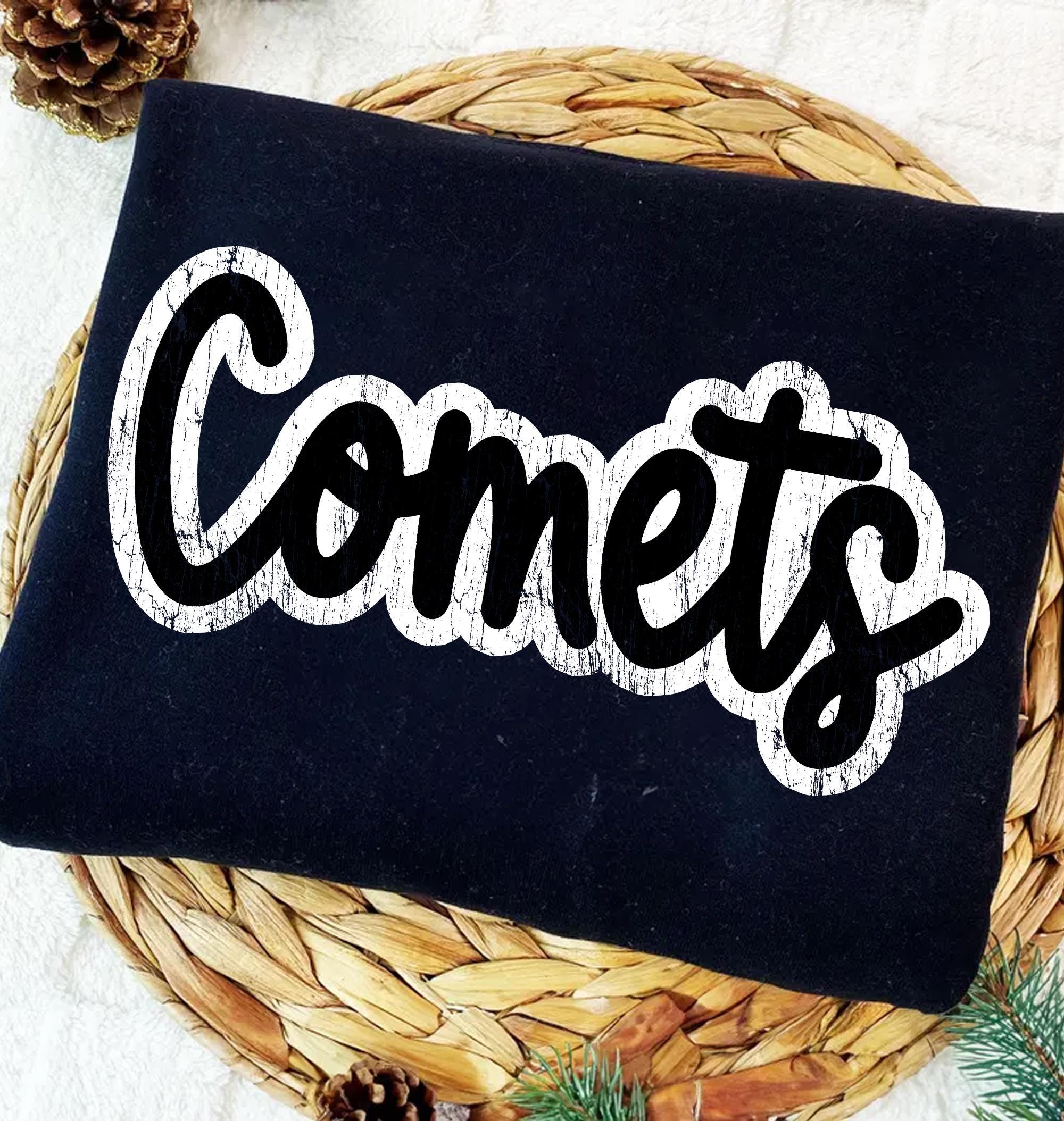 Comets Png, Comets Typography Mascot Png, Comets Mascot PNG, Team PNG ...