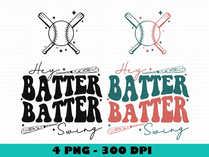 Hey Batter Batter Swing PNG, Baseball Png, Baseball Vibes Png, Baseball Season, Retro Baseball ...