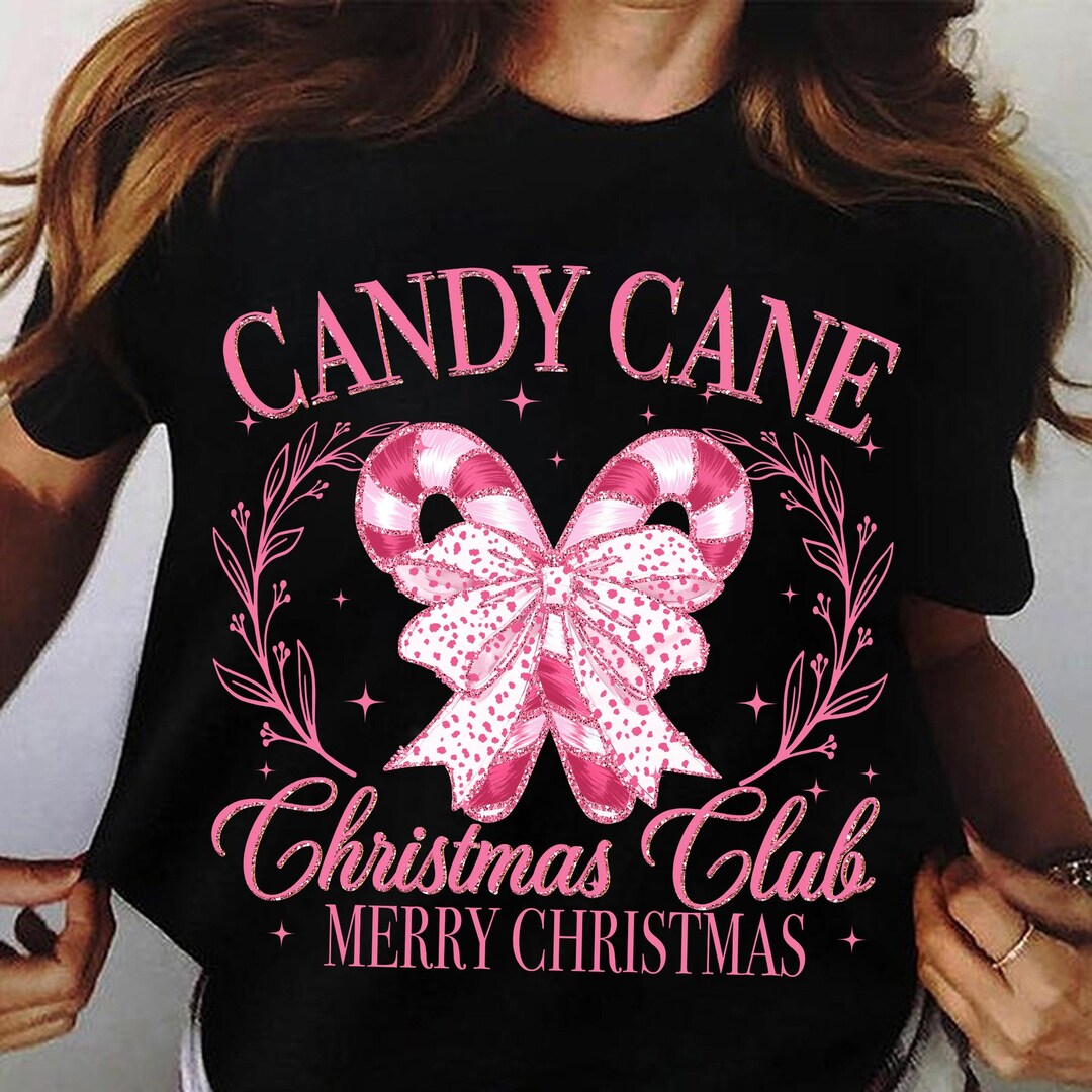 Candy Cane Christmas Club Png, Christmas Season Png, Christmas PNG ...