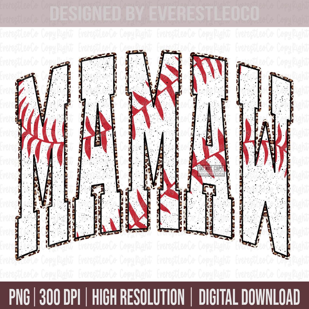 Baseball Mamaw PNG, Baseball Grandma PNG, Mamaw Baseball Shirt Design ...