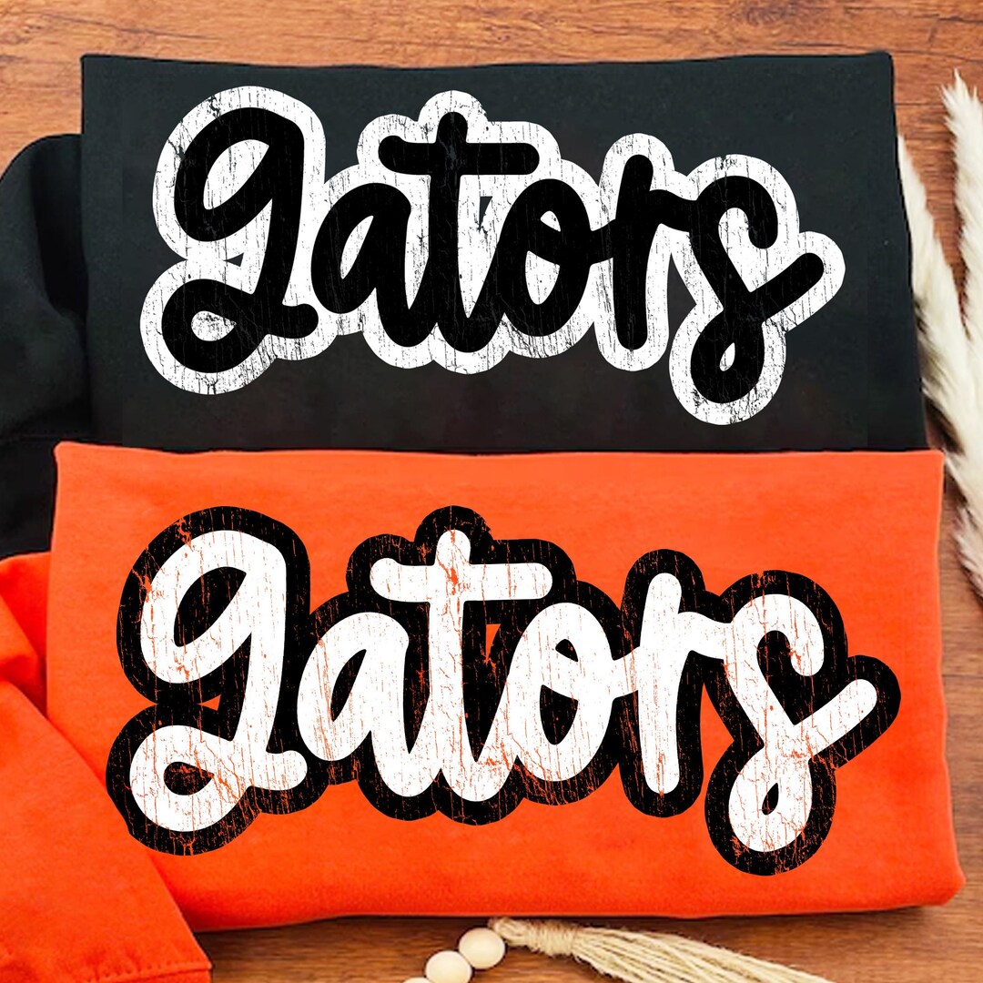 Gators Png, Distressed Textures Gators Mascot Png, School Spirit PNG ...