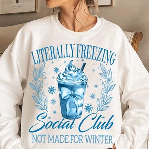 Literally Freezing Winter Png Freezing Png Christmas Png Cozy Season ...