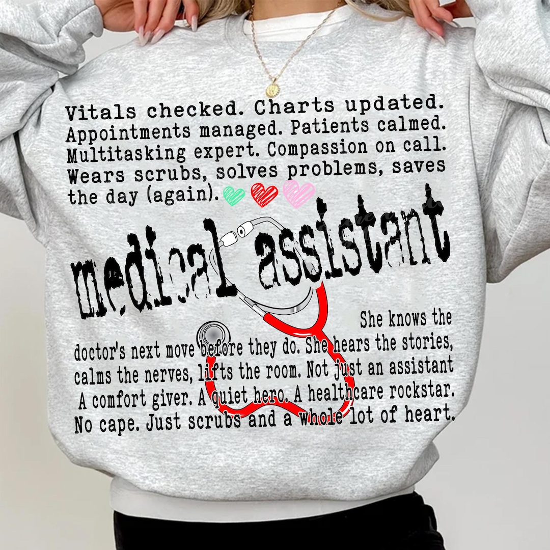 Medical Assistant Words Png, MA Nurse Png Healthcare Coworker ...