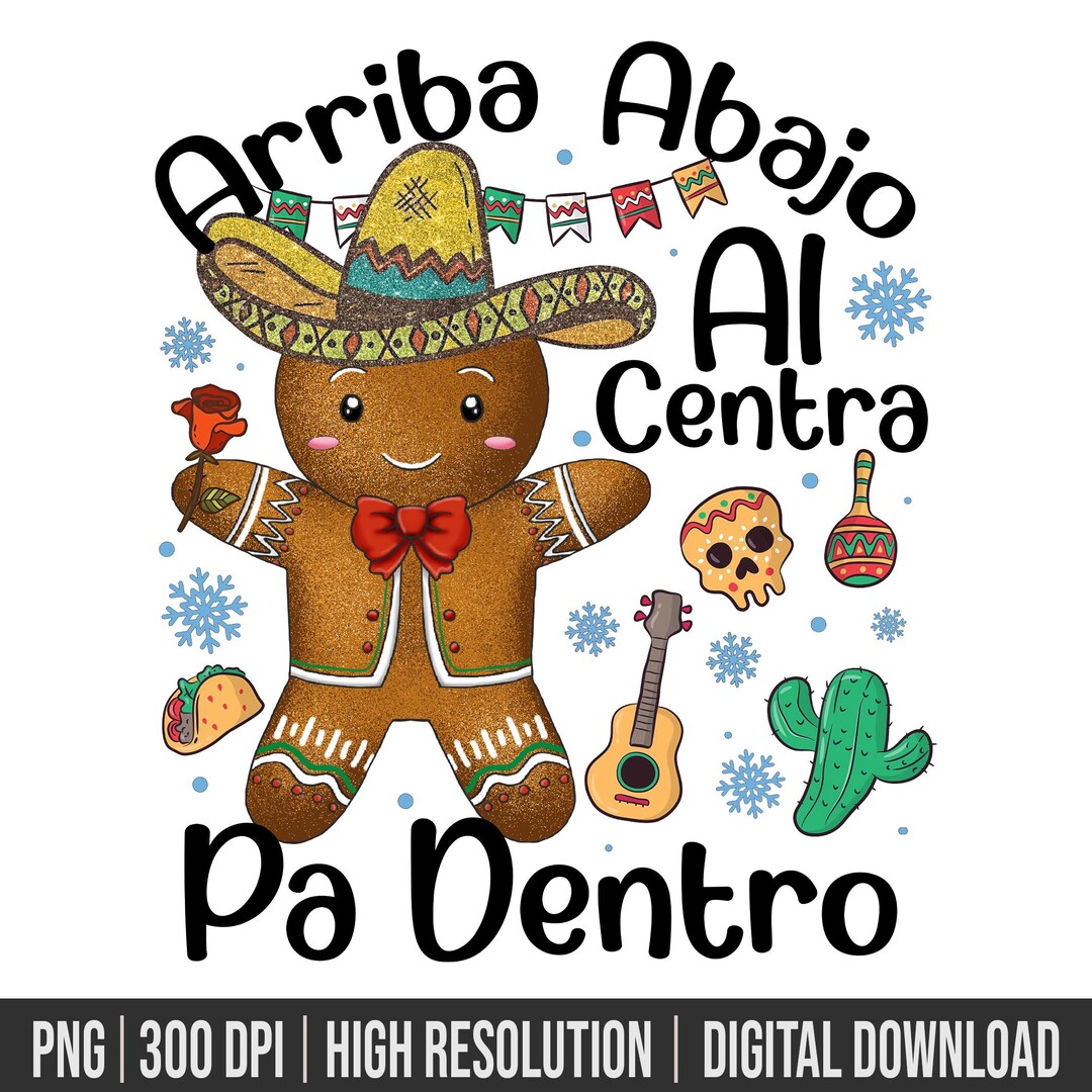 Feliz Navidad Mexican Gingerbread With Sombrero Christmas Png, Mexican ...