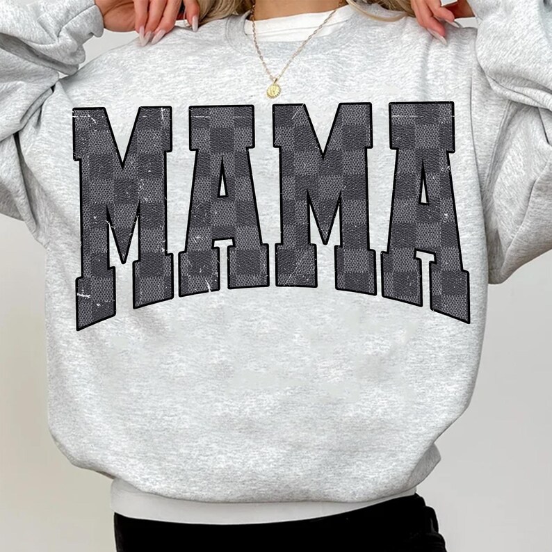 Checkered Mama PNG Retro Mama Png Mama Distressed Checker Design Png ...