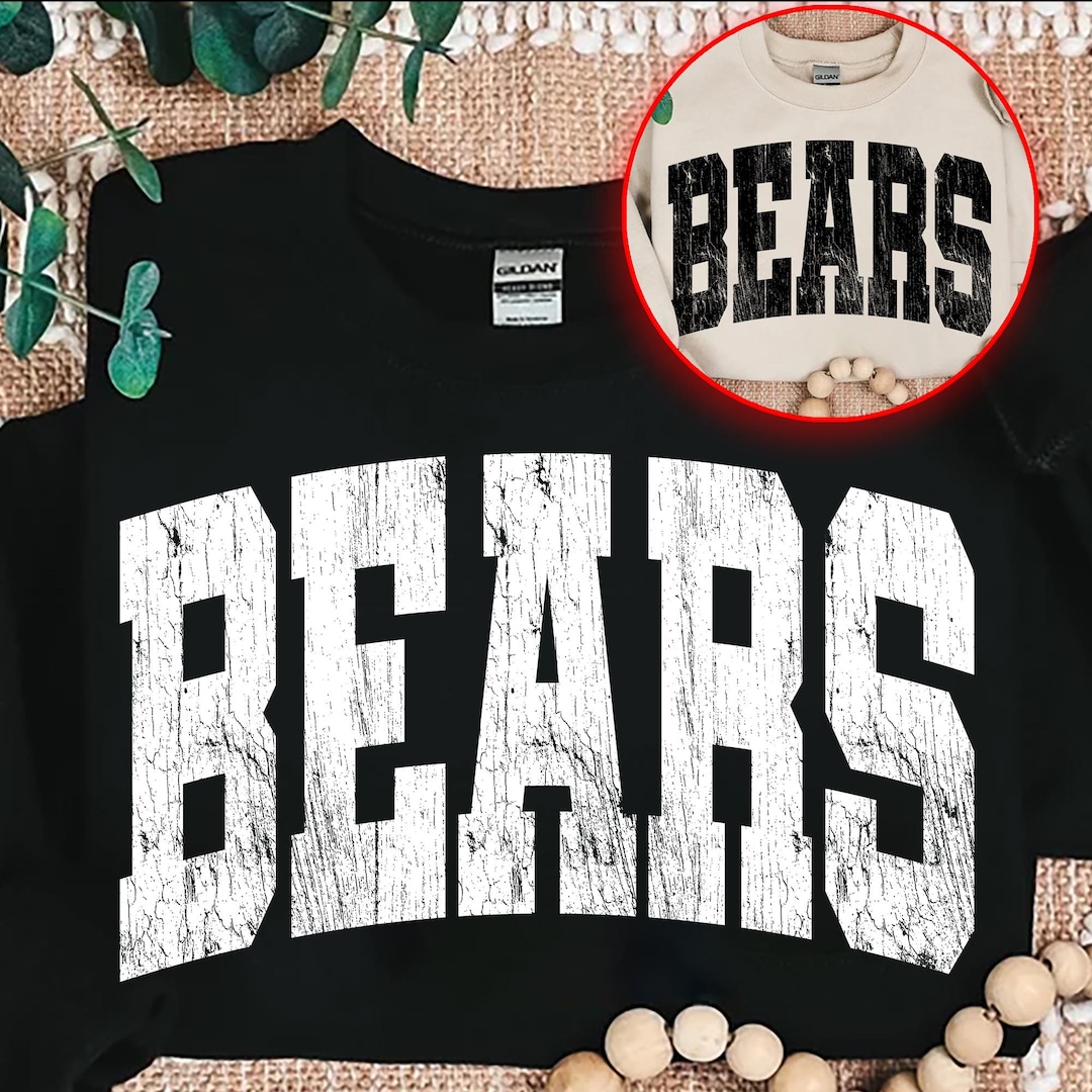 Bears Png, Bears Typography Mascot Png, Bears Mascot PNG, Bears Mama ...