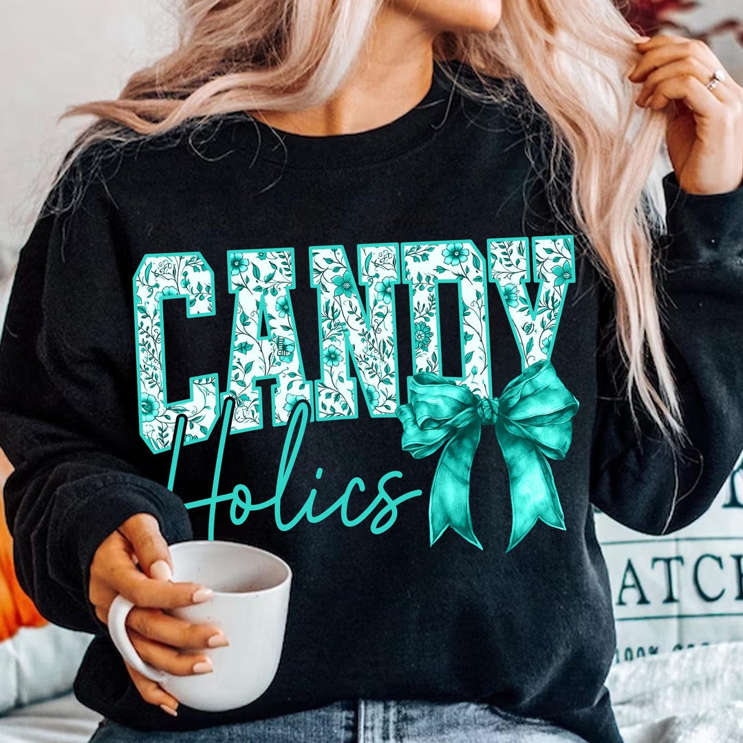 Digital Png File Candy Holics Floral Toile Turquoise Water Color ...