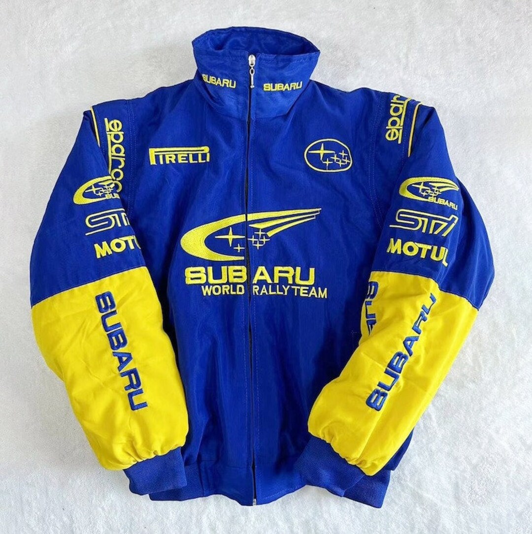 Subaru Racing Jacket Vintage Style Formula 1 Racing Rare - Etsy