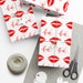 Lips Love White BG Gift Wrap Paper - Etsy