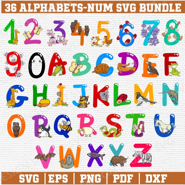 Safari Letters - Etsy