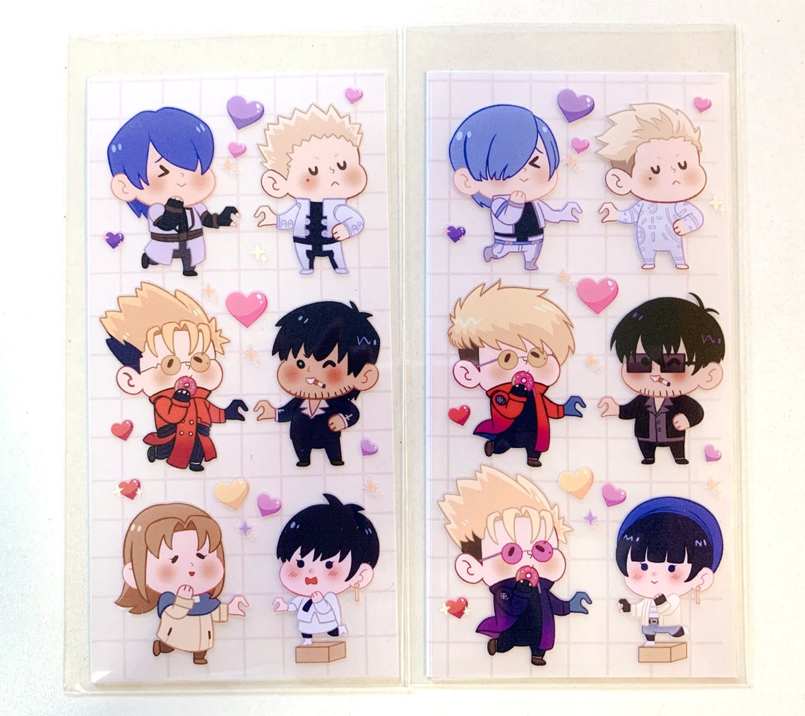Trigun Sticker Set Valentines Day Edition - Etsy