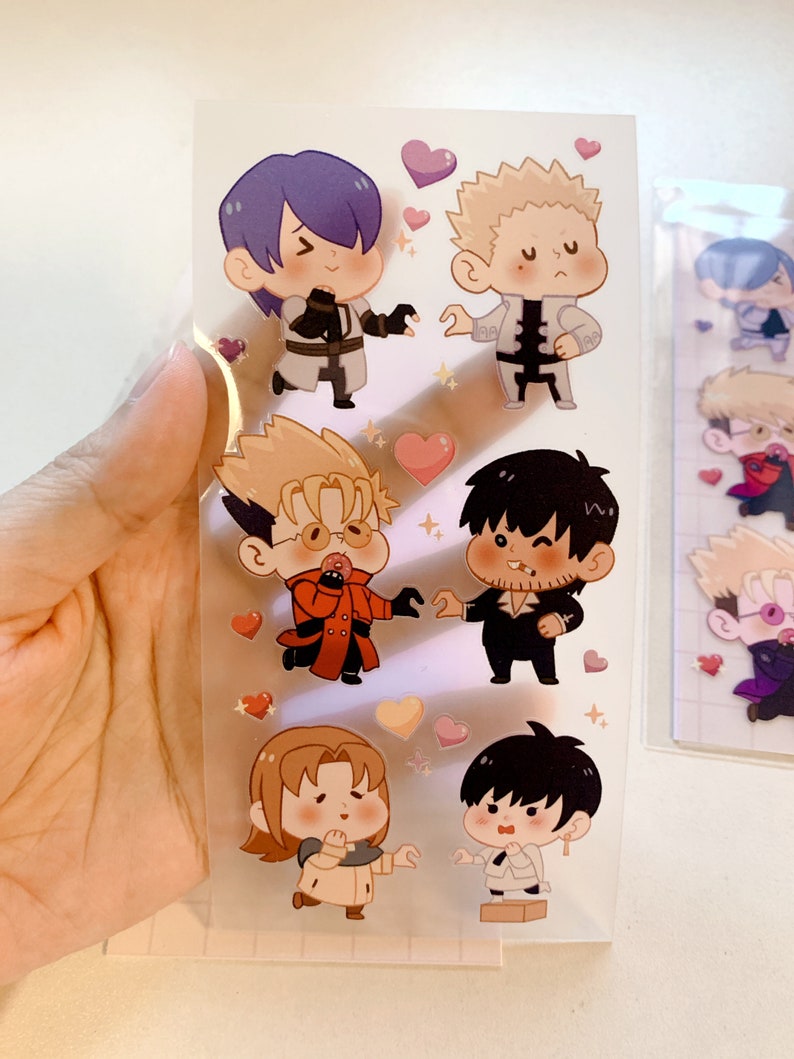 Trigun Sticker Set Valentines Day Edition - Etsy