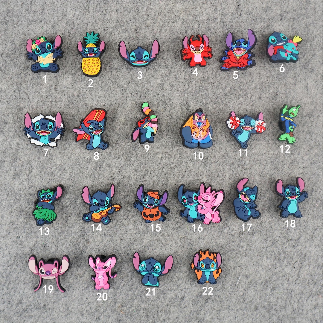 Lilo and Stitch Croc Charms Lilo and Stitch Jibbitzshoe - Etsy Australia