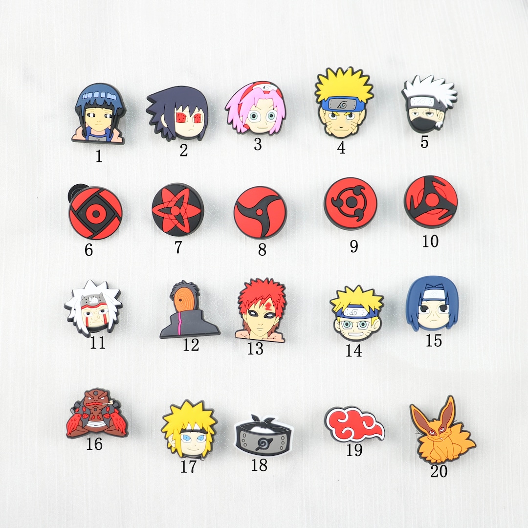 Anime Characters Croc Charmsjapanese Animation Jibbitz Croc - Etsy