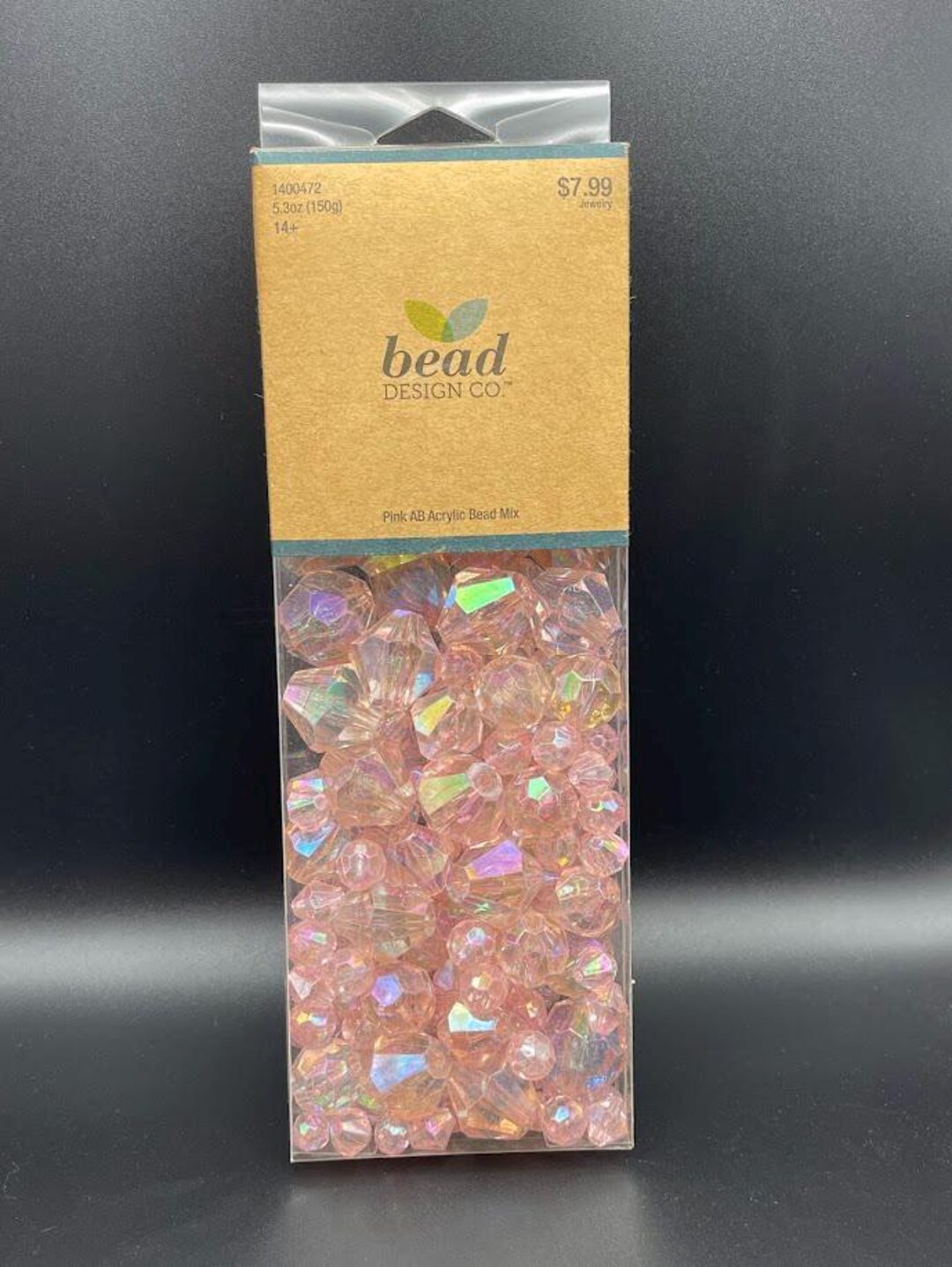 Bead Design Co Pink AB Acrylic Bead Mix 2016 #1400472 - Etsy