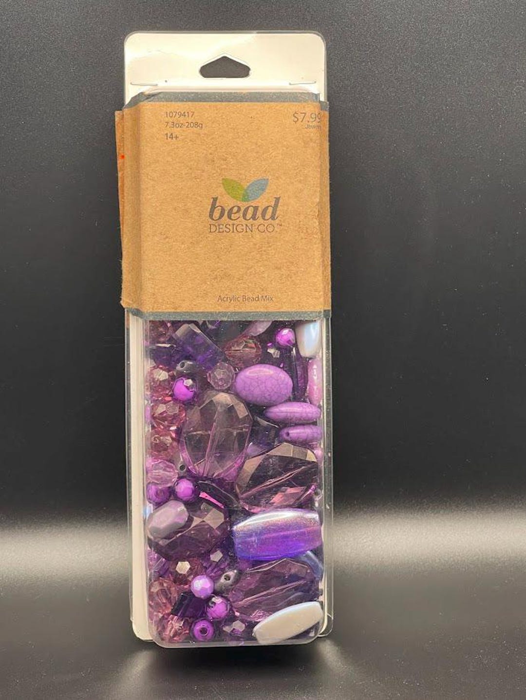 Bead Design Co Assorted Purple Acrylic Bead Mix 2016 #1079417 - Etsy