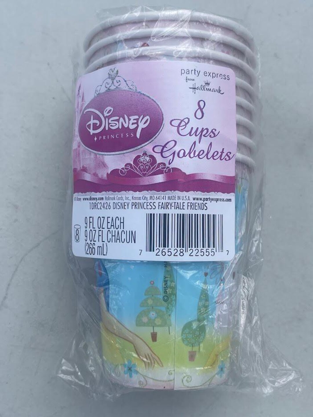 Disney Princess Paper Cups From Hallmark - Etsy