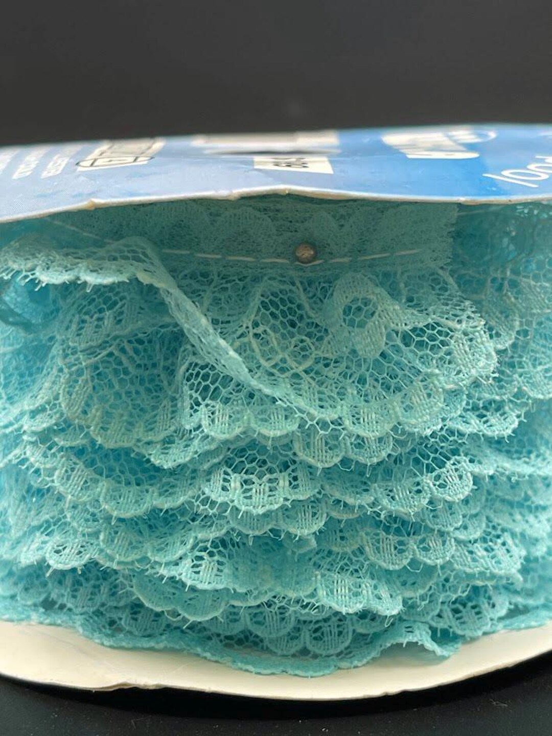 Wyla Lace Buy the Spool Light Blue Trim 13915509 - Etsy
