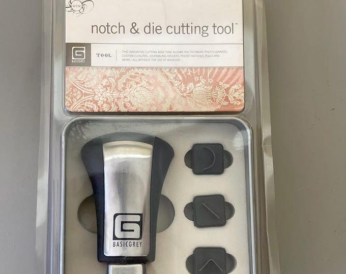 Basicgrey Notch & Die Cutting Tool VINTAGE - Etsy