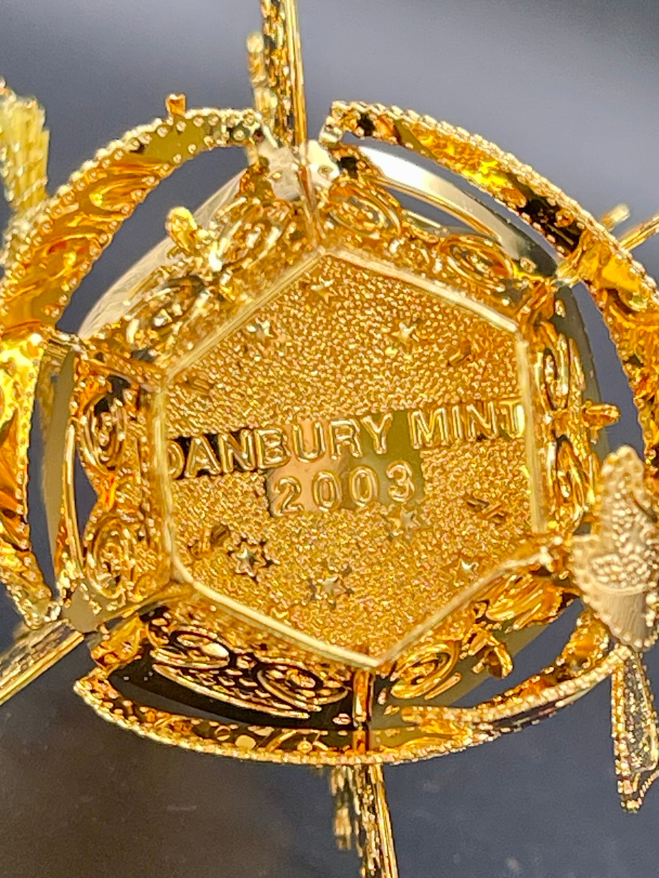 Christmas 2003 annual O Christmas Tree Danbury Mint Christmas Ornament ...