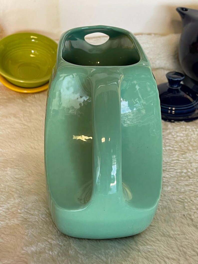 Rare Vintage Homer Laughlin Retro Fiestaware Fiesta HLC USA Light Green ...