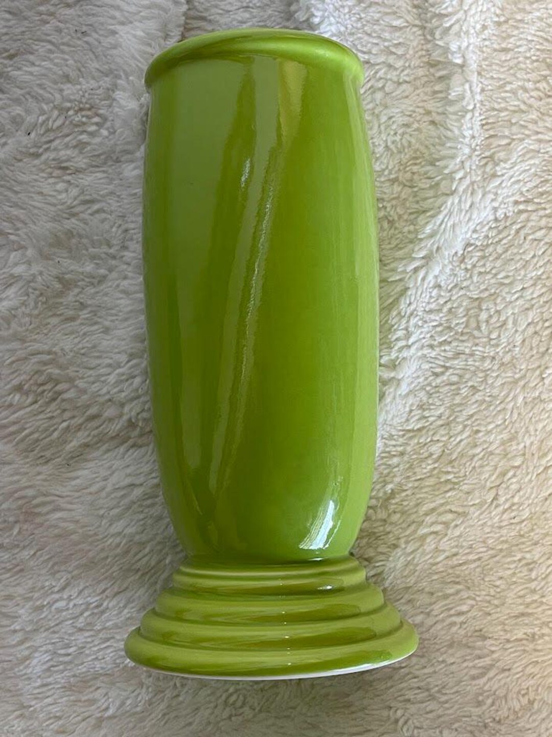 Fiestaware Chartreuse Millennium III Vase Fiesta Limited Green Flower ...