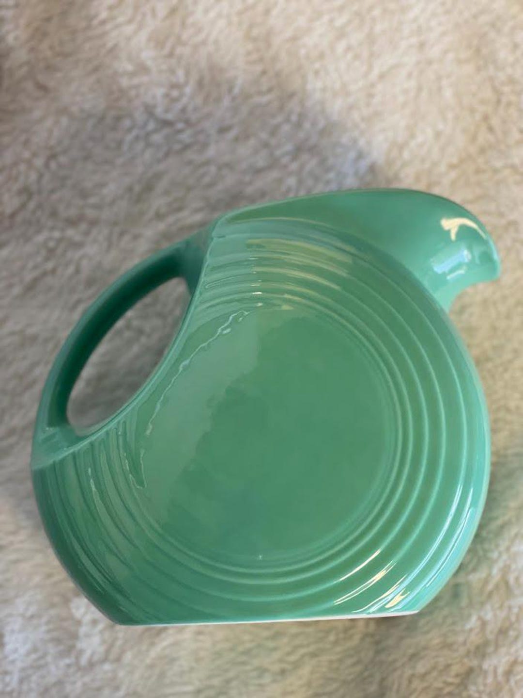 Rare Vintage Homer Laughlin Retro Fiestaware Fiesta HLC USA Light Green ...