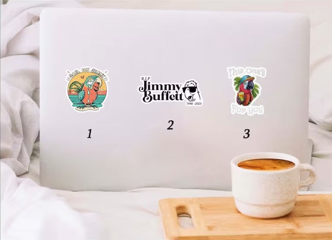 Jimmy Buffett Stickers Parrothead Sticker Parrothead Gift - Etsy