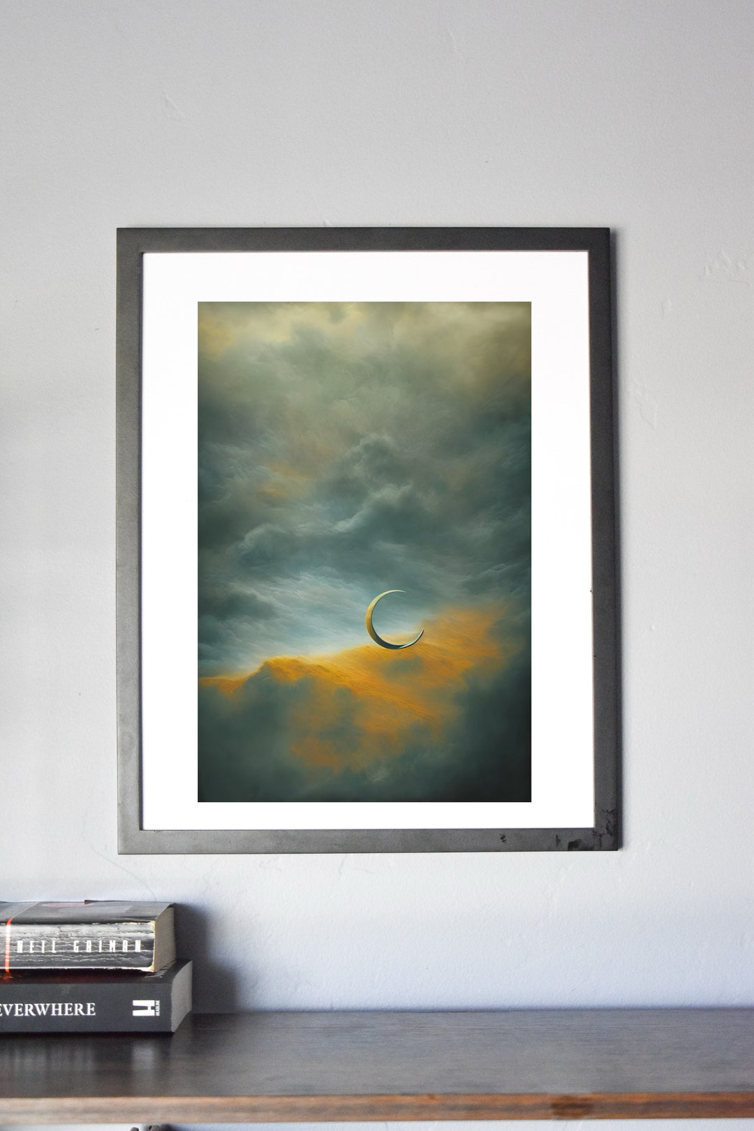Solar Eclipse, Digital Illustration, Instant Download, Art Print ...