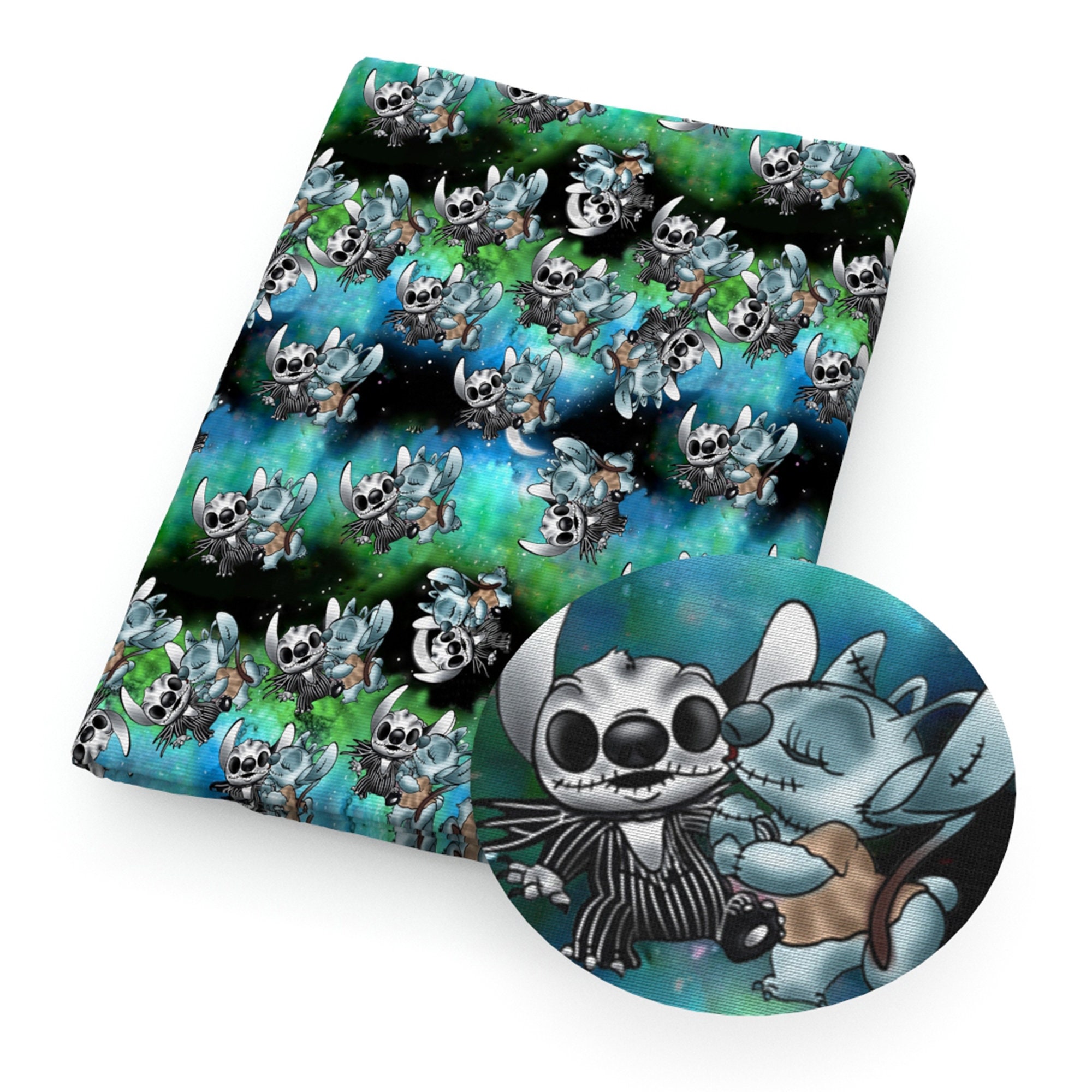 Stitch Fabric Lilo and Stitch Fabric Blue Koala Fabric Cartoon - Etsy UK