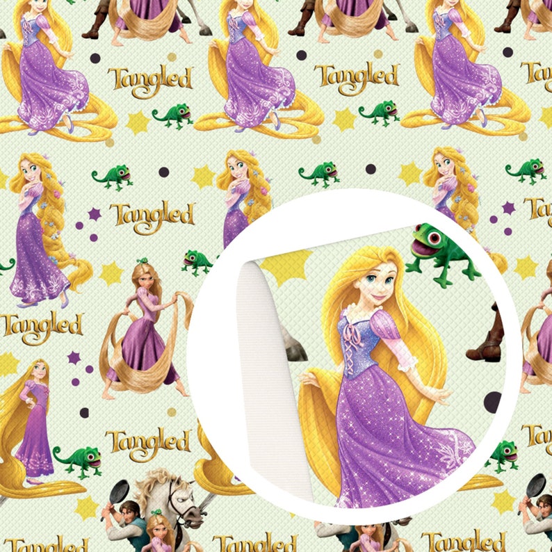 Rapunzel Fabric Tangled Fabric Cartoon Anime Polyester Cotton Fabric by ...