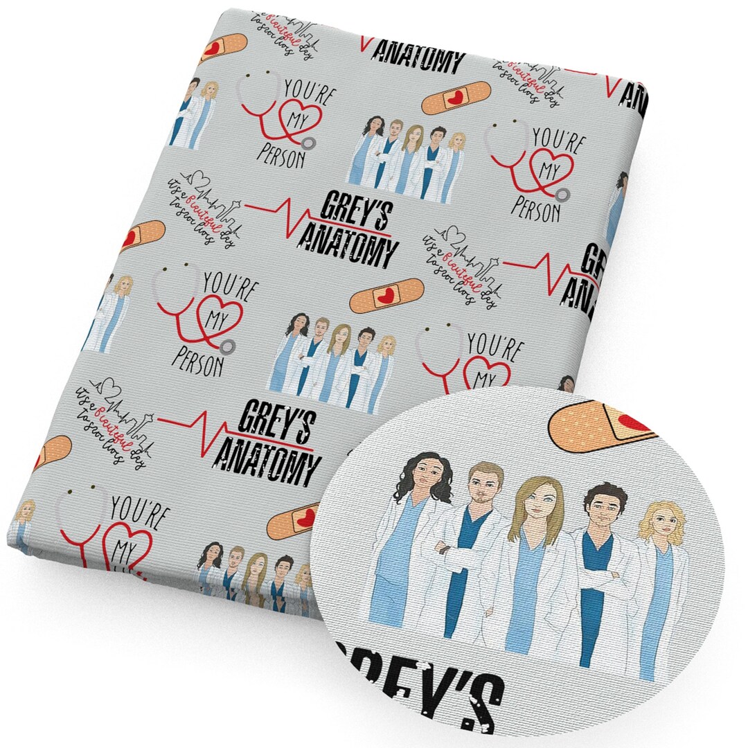 Doctor Fabric Grey's Anatomy Fabric Nurse Fabric TV Cotton Fabric by ...