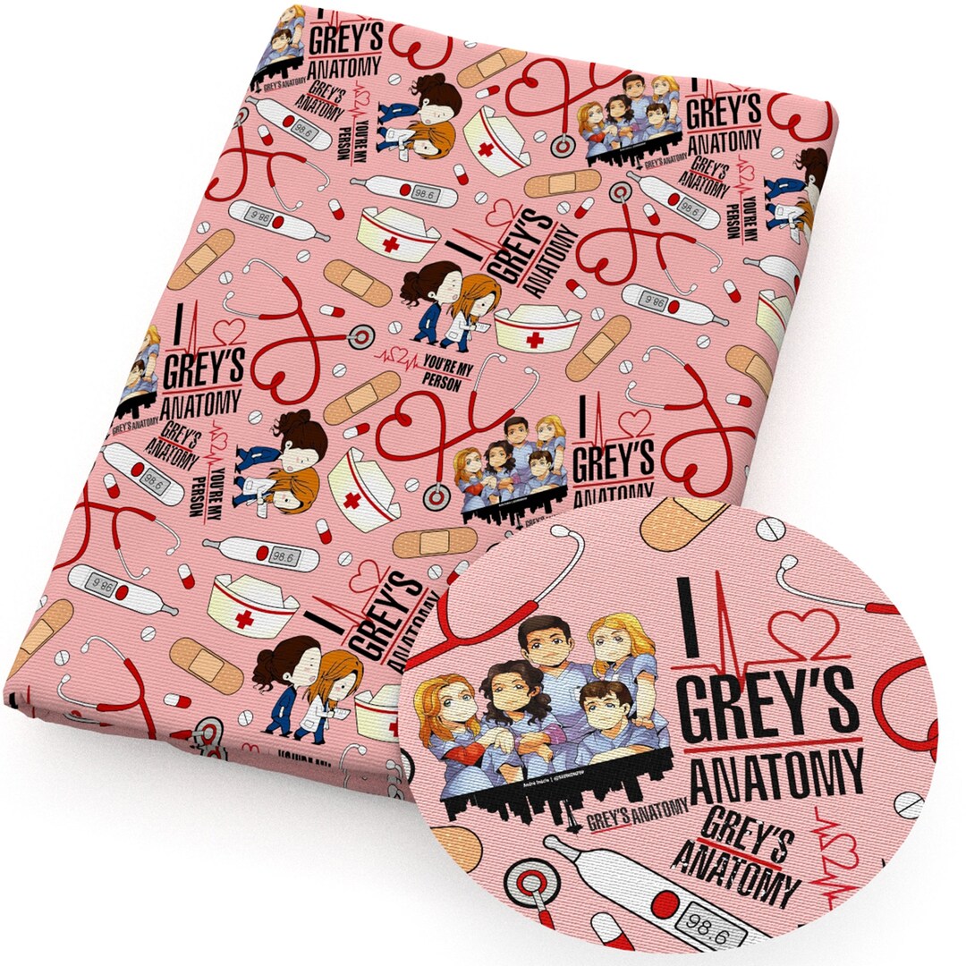 Doctor Fabric Grey's Anatomy Fabric Nurse Fabric TV Cotton Fabric by ...