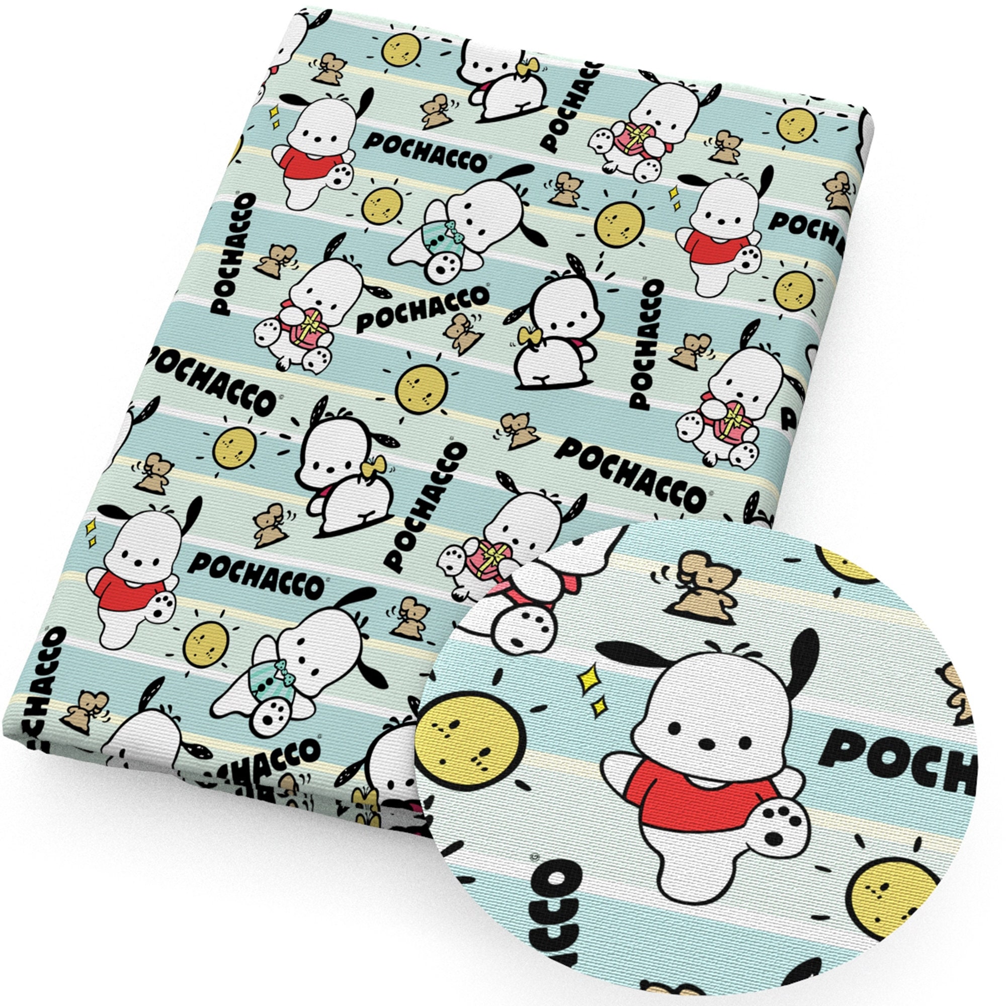 Sanrio Pochacco Fabric Cartoon Anime Polyester Cotton Fabric - Etsy