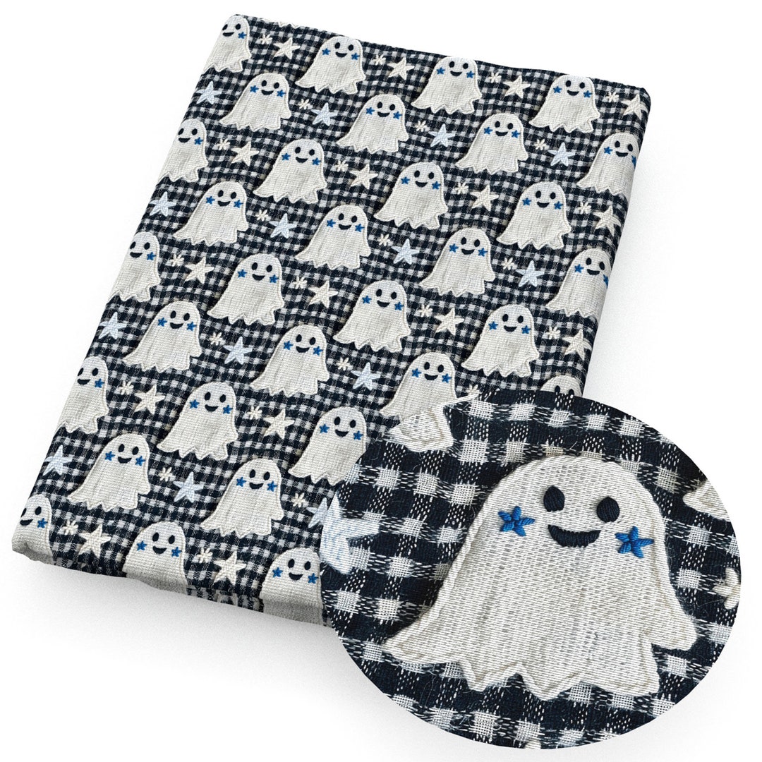 Halloween Ghosts Fabric 3D Flat Print Cartoon Anime Polyester Cotton ...