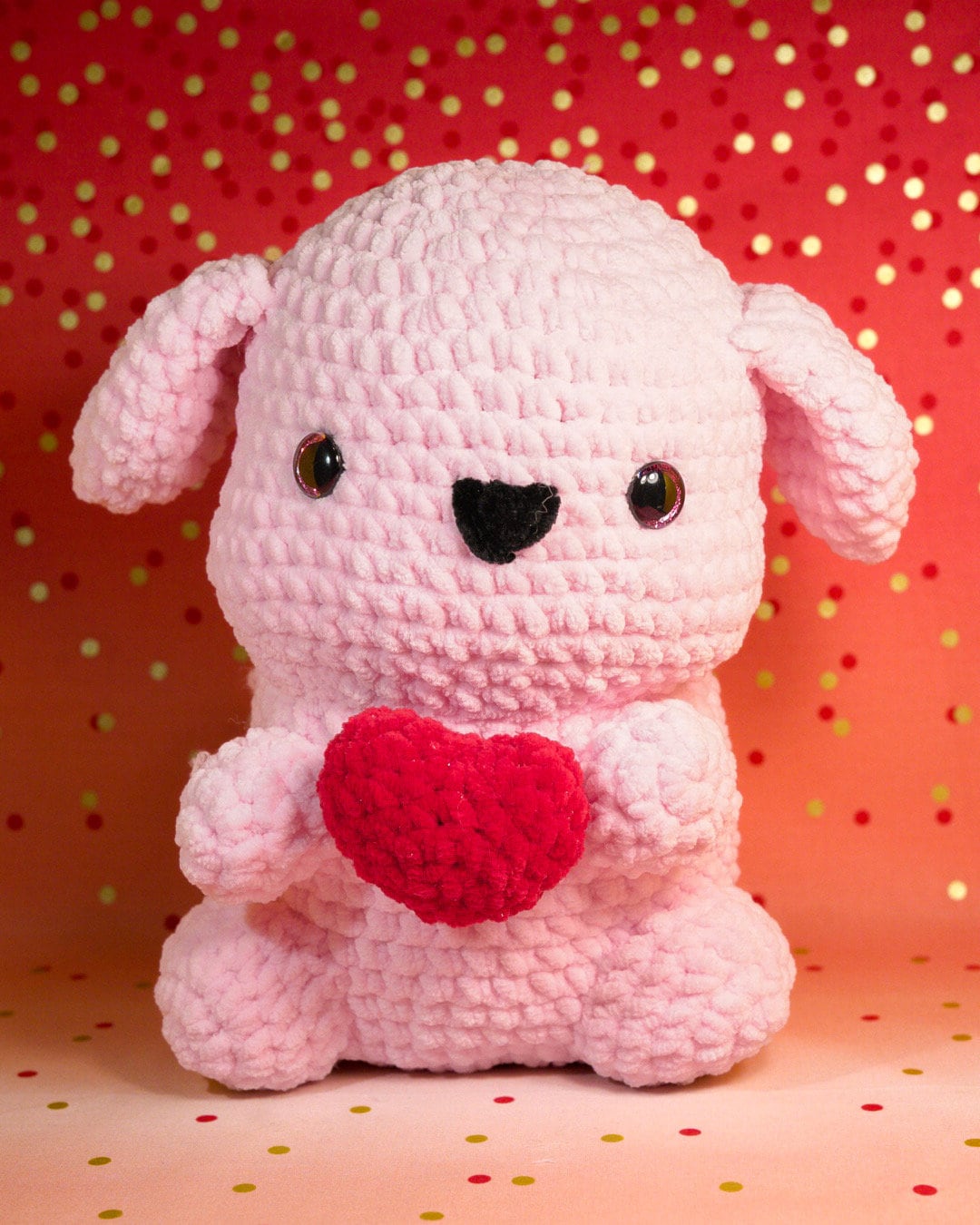 Puppy Crochet Plushie Amigurumi Stuffed Animal Customizable Beautiful ...