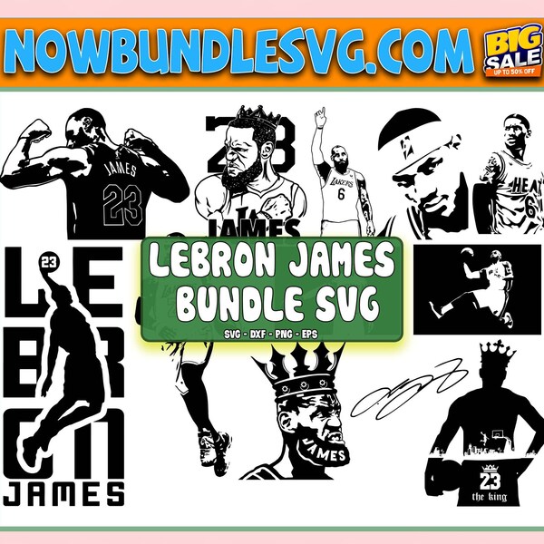 Lebron James Vector - Etsy