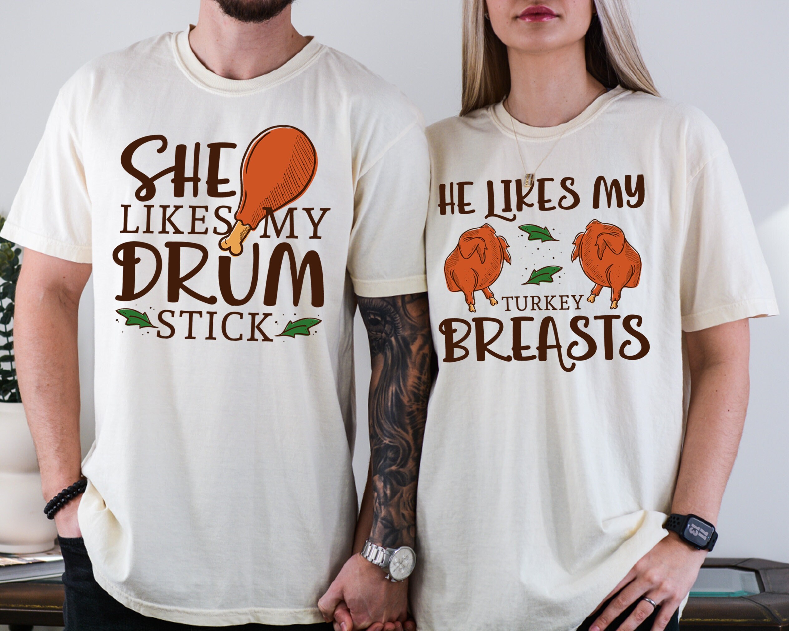 Thanksgiving Family Shirt Couple Funny Matching Shirt Turkey - Etsy