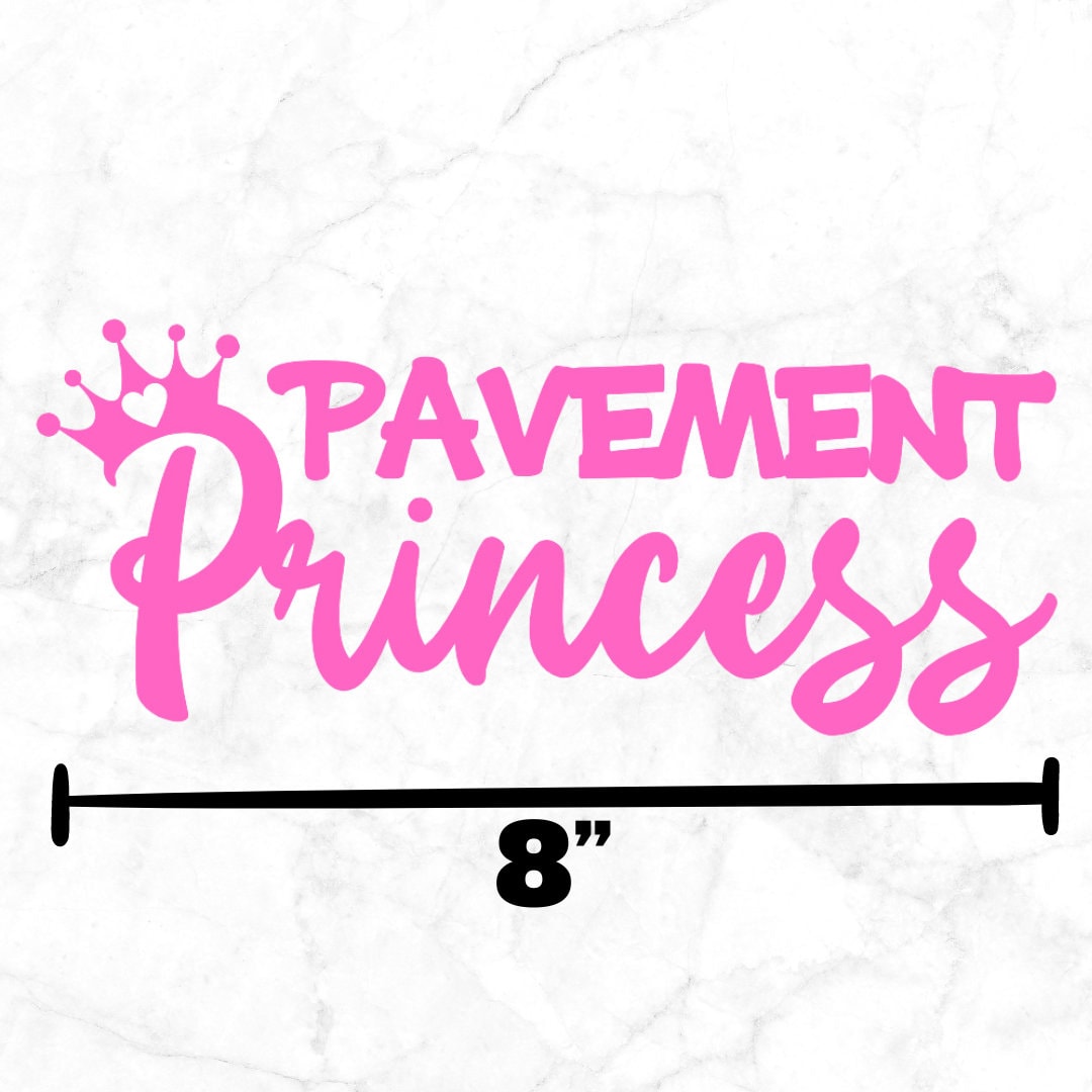 Pavement Princess Decal off Road 4x4 Cute Girly Sticker - Etsy
