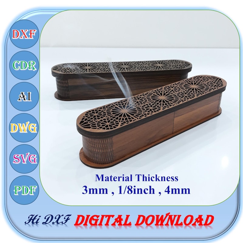 Incense Stick Wooden Box - Etsy